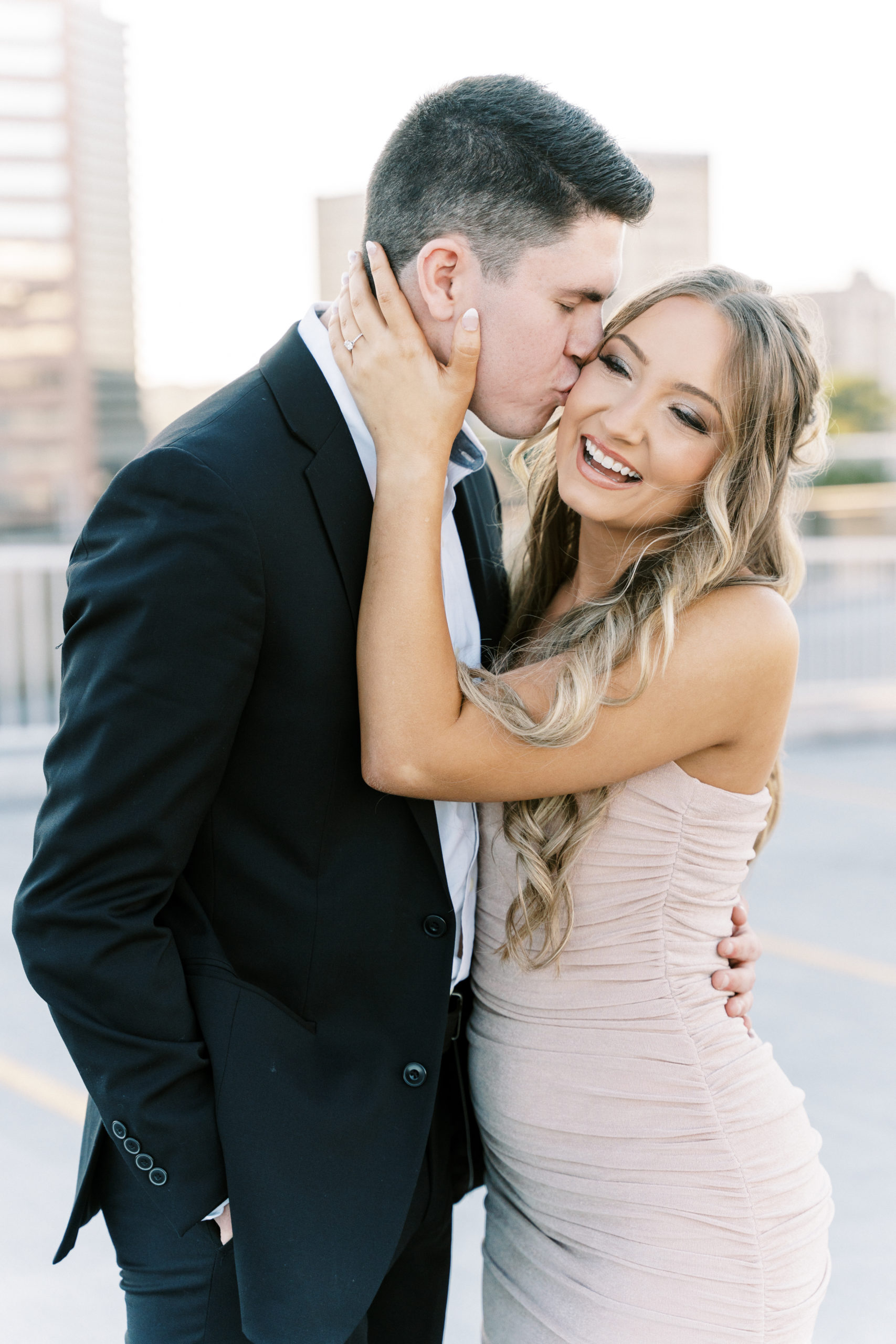 Brittany + Stone | Downtown Birmingham Engagement | gabbiemesserphotography.com