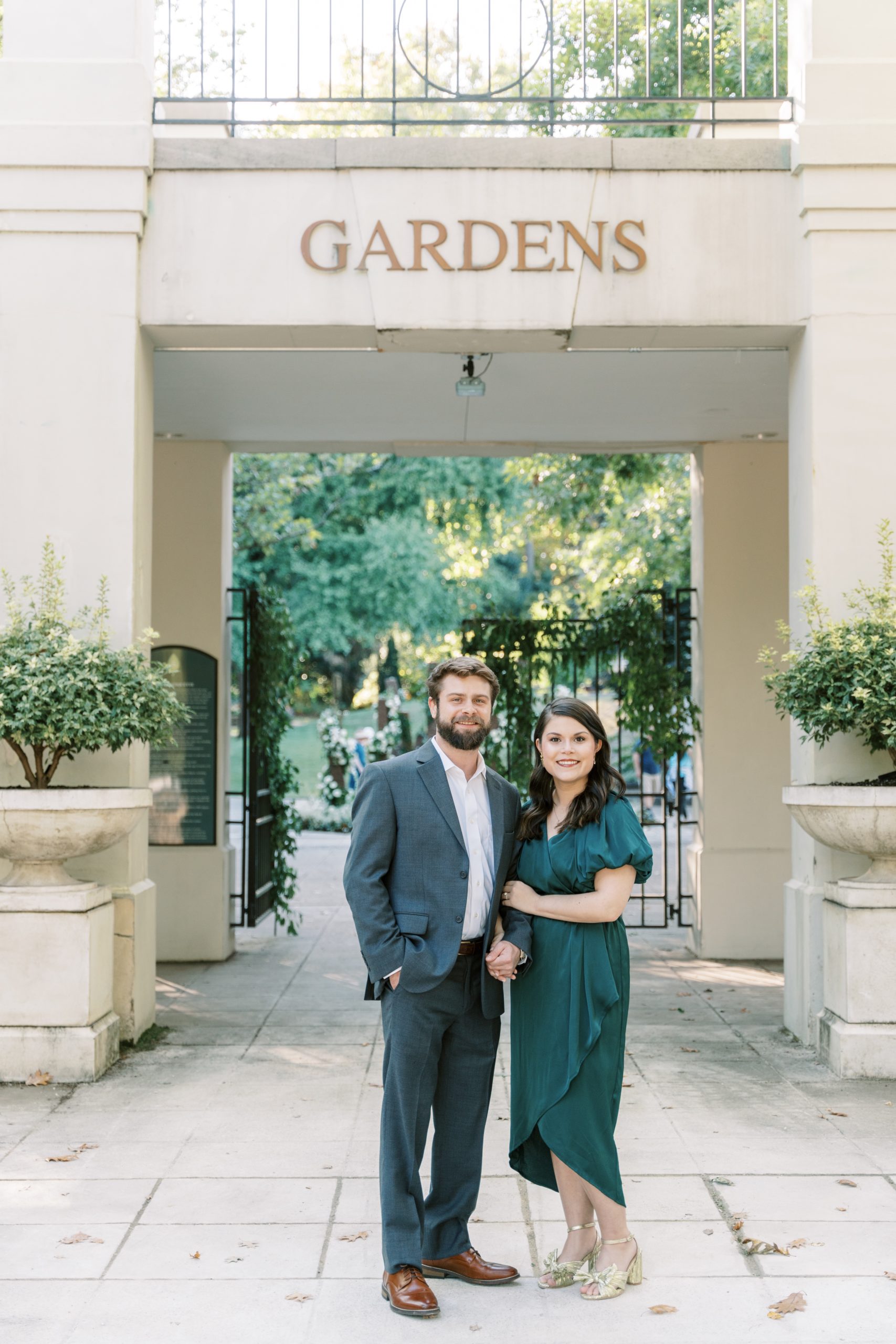 Darcy + Garrett | Birmingham Botanical Gardens Engagement ...