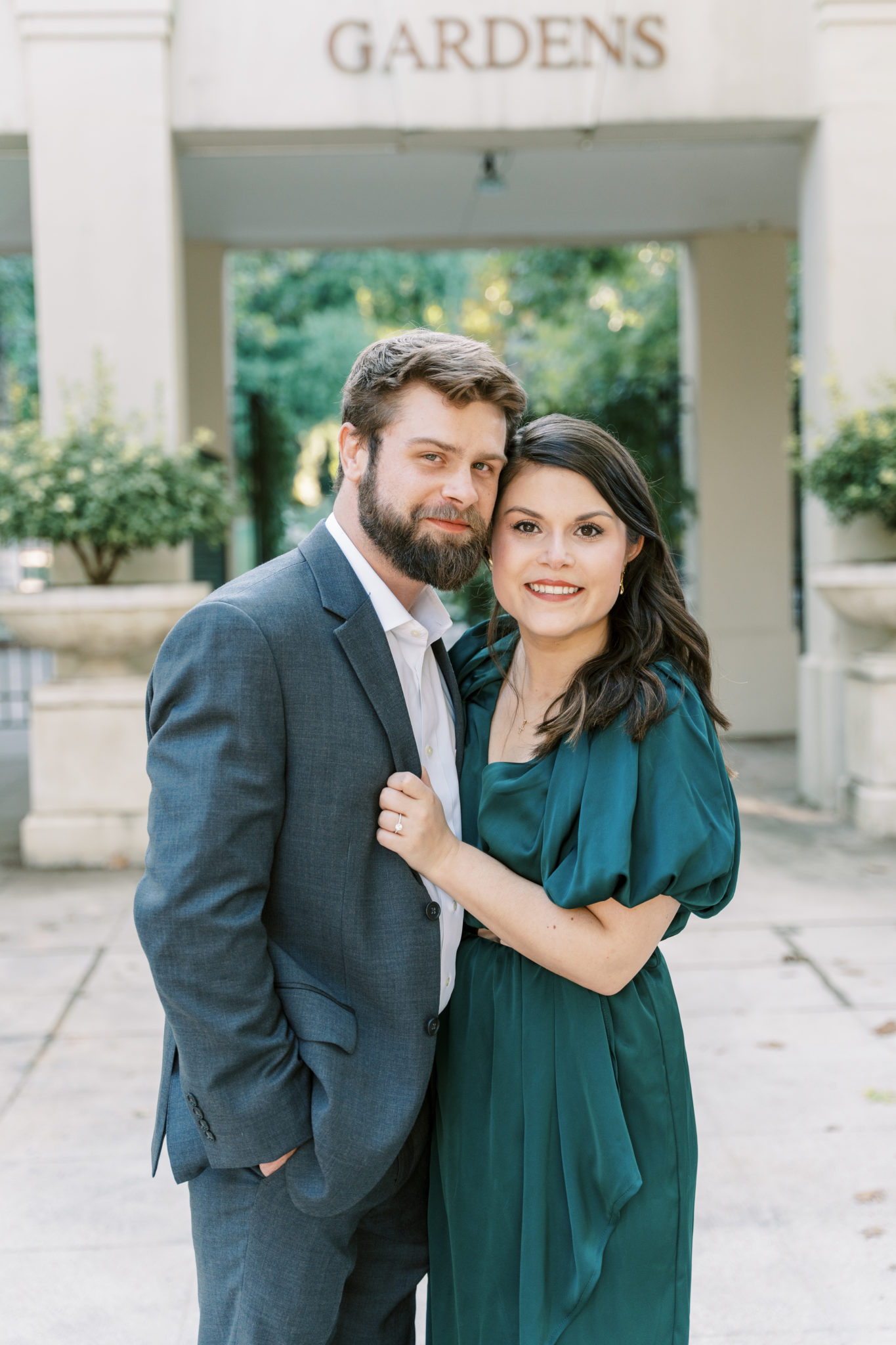 Darcy + Garrett | Birmingham Botanical Gardens Engagement ...