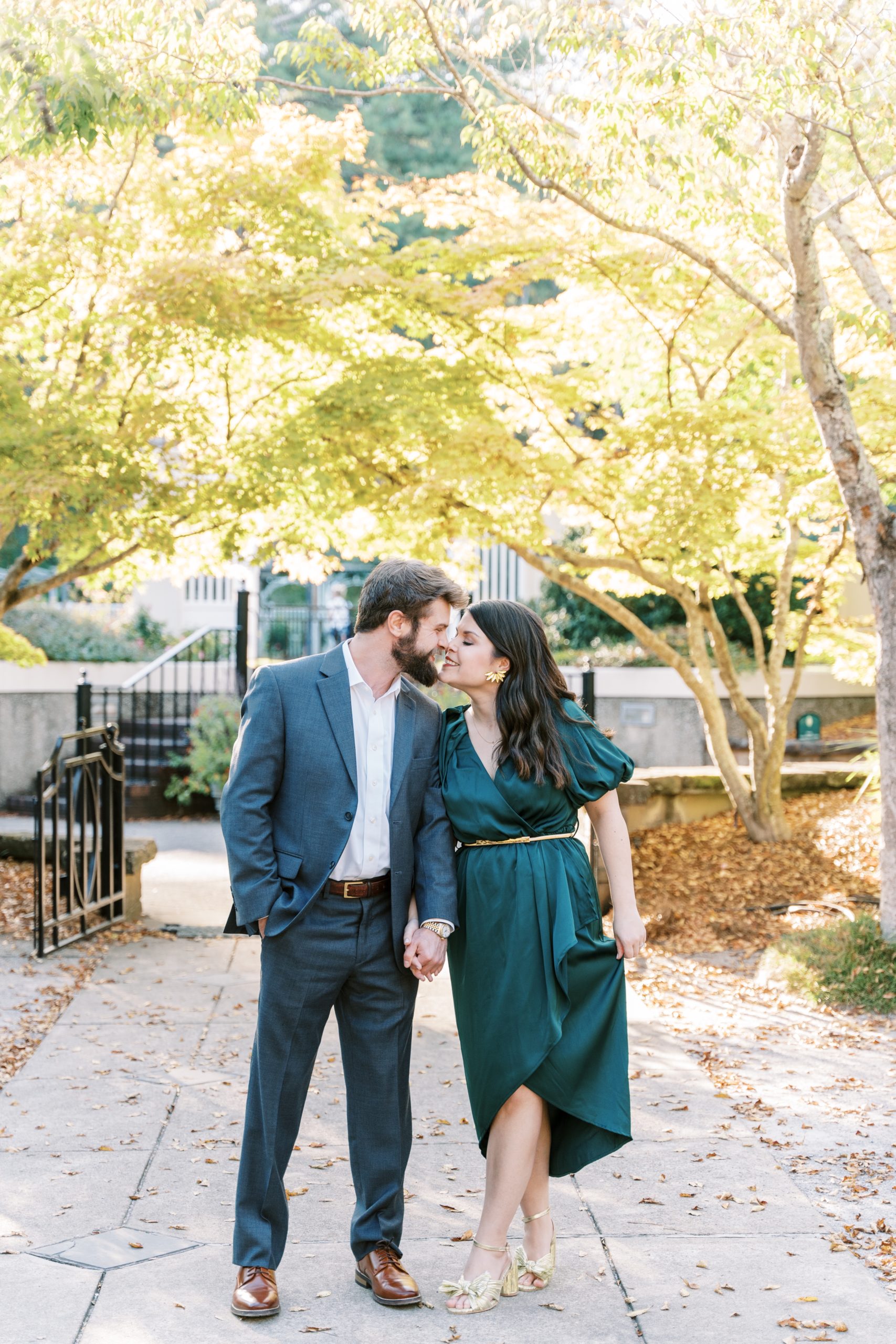 Darcy + Garrett | Birmingham Botanical Gardens Engagement ...