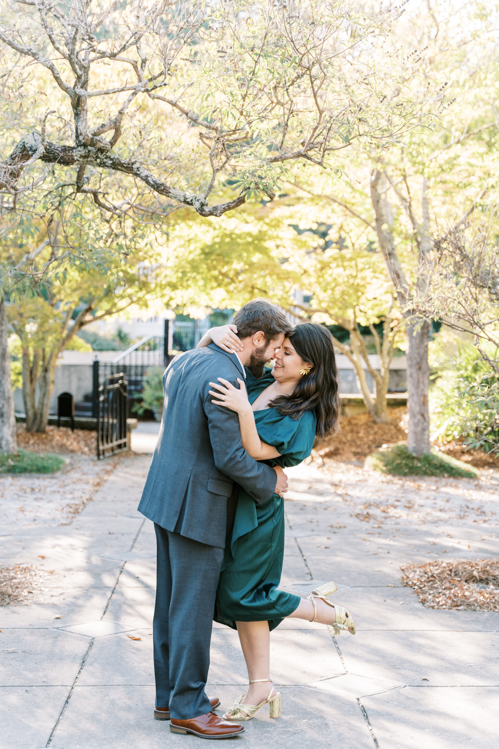 Darcy + Garrett | Birmingham Botanical Gardens Engagement ...